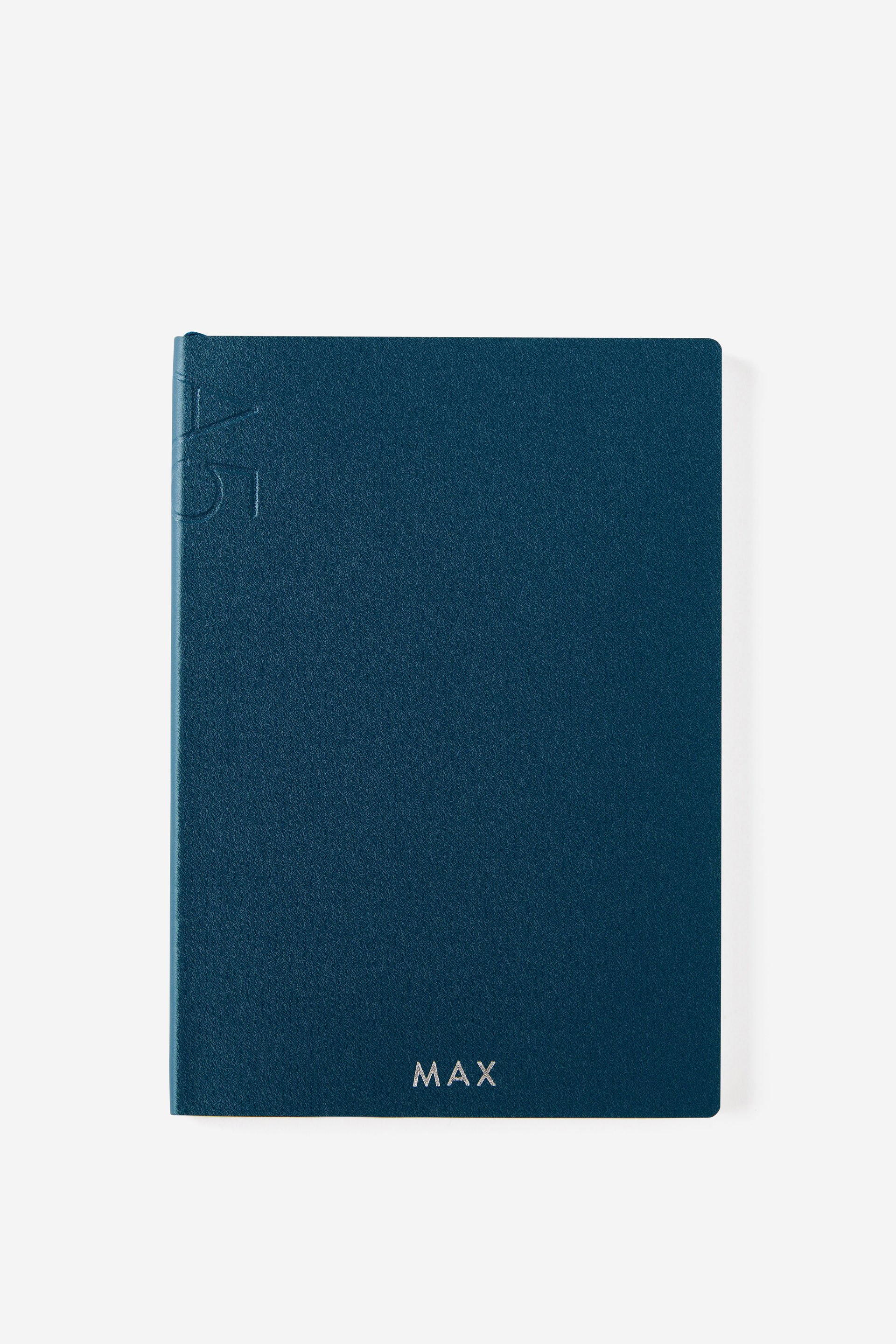 Personalised A5 Soft Cover Lined Notebook