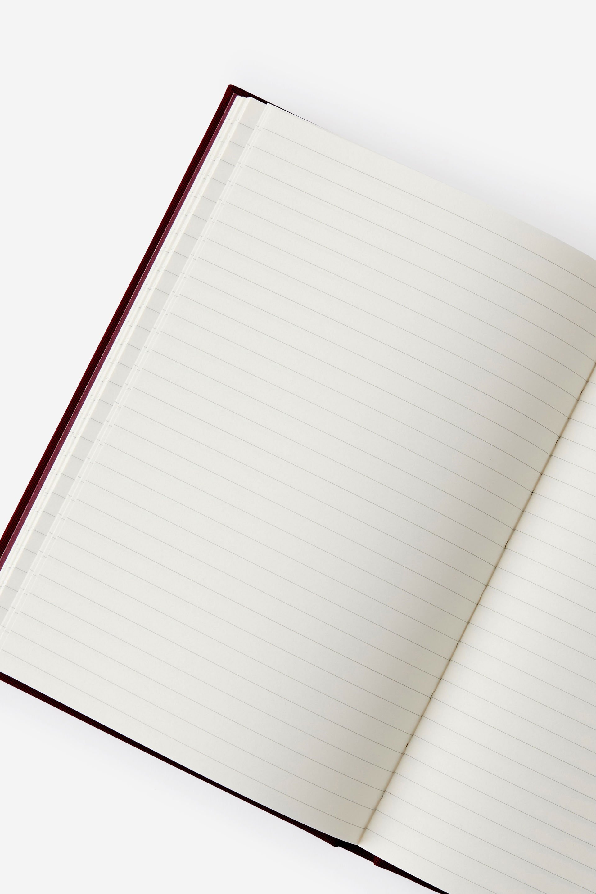 A5 Linen-Textured Lined Notebook