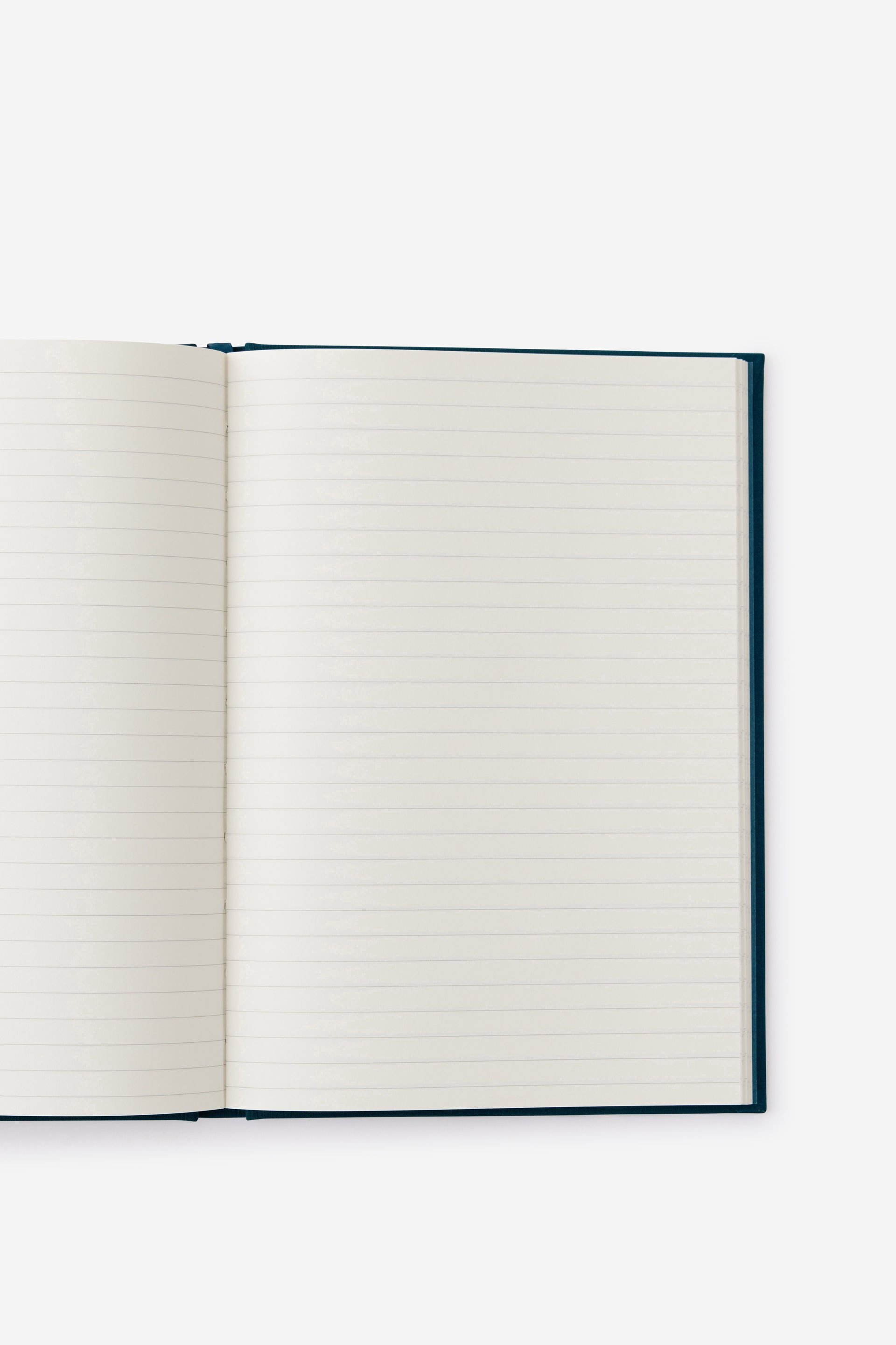 A5 Linen-Textured Lined Notebook