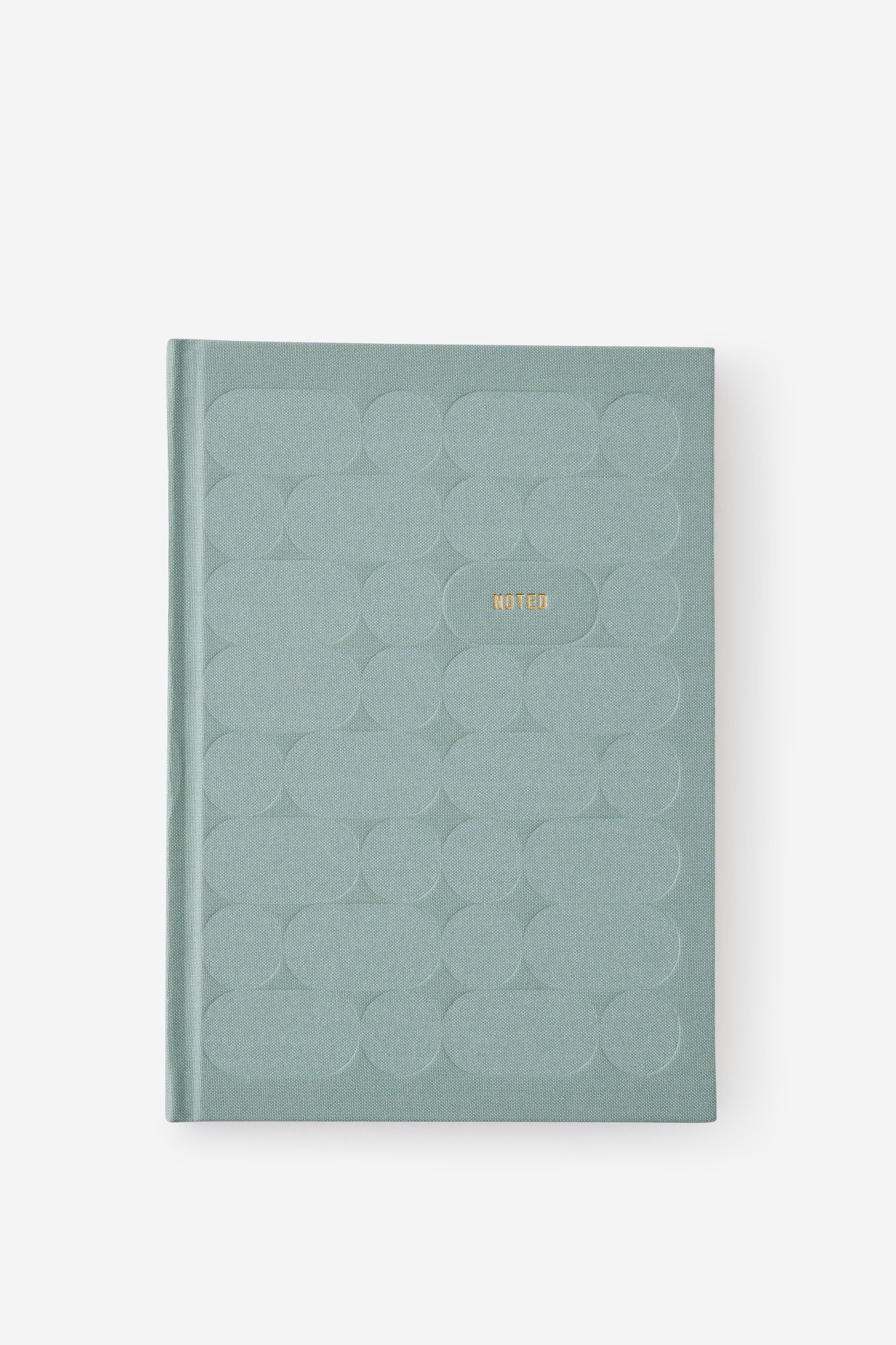 A5 Linen-Textured Lined Notebook